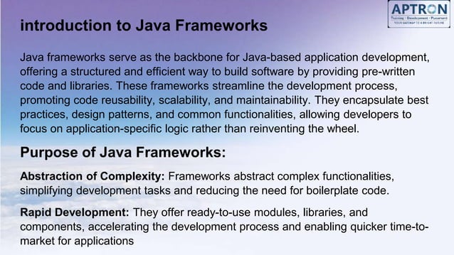 Java Frameworks Training in Noida.pptx