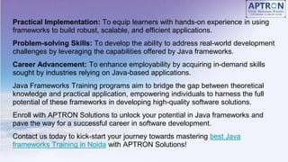 Java Frameworks Training in Noida.pptx
