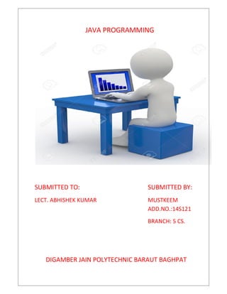 Java Practical File Diploma | PDF