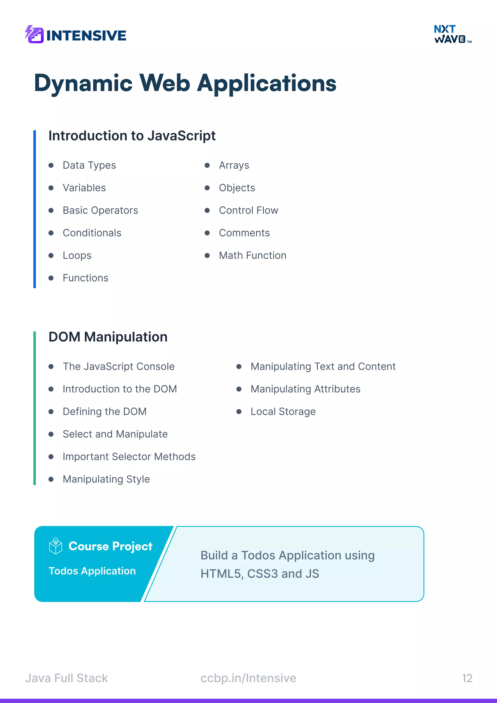Java Full Stack Curriculum | PDF