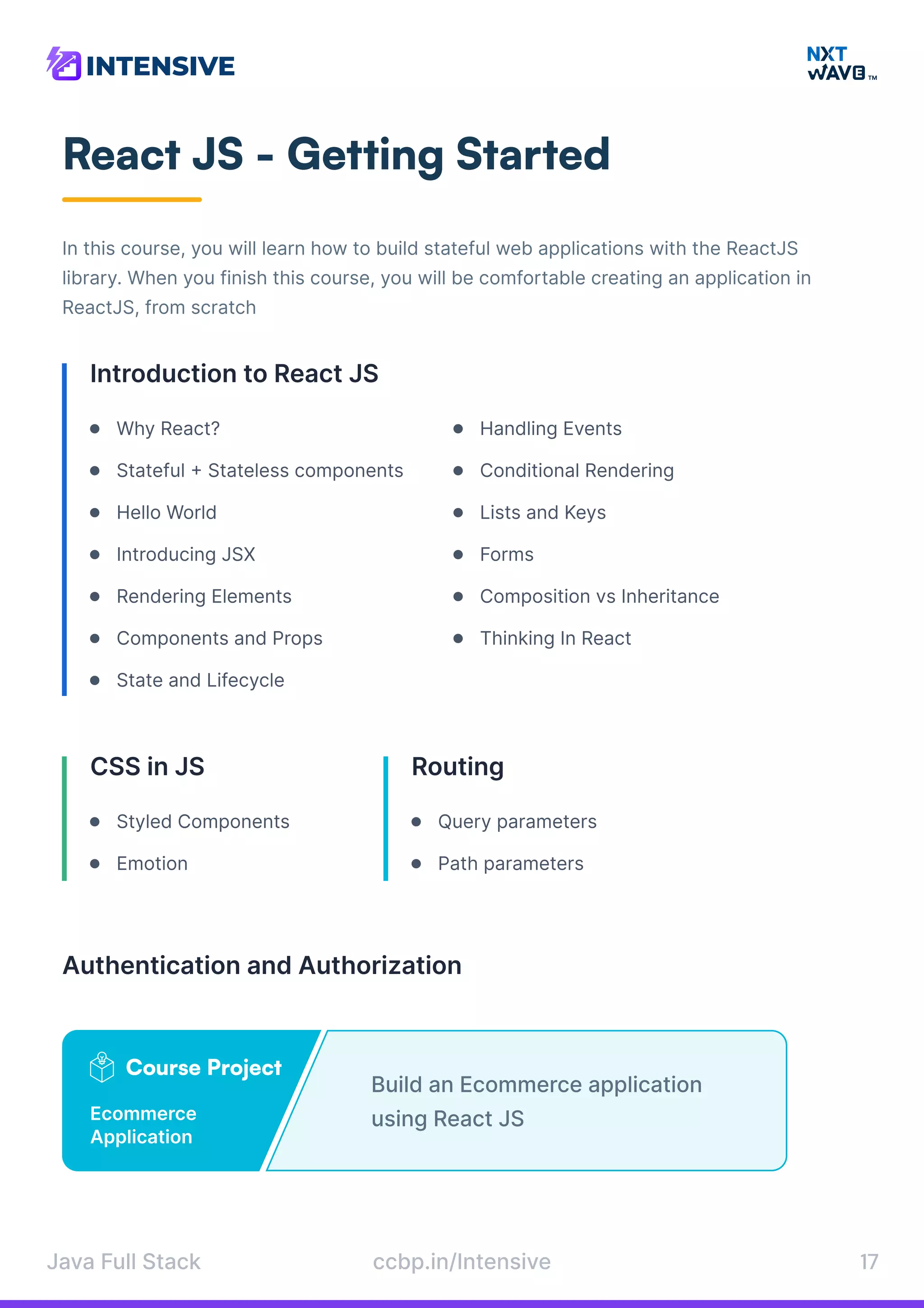 Java Full Stack Curriculum | PDF