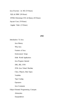 Java full stack1 | PDF