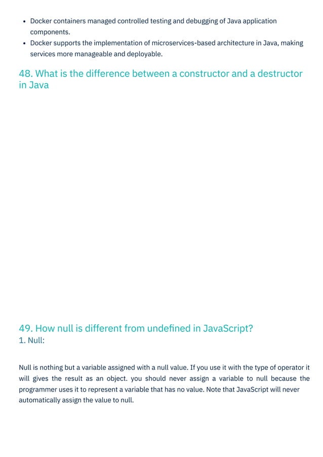 Java Full Stack Developer Interview Questions PDF By ScholarHat | PDF | Web Development | Internet