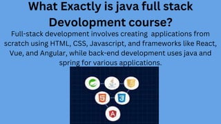 JAVA FULL STACK DEVLOPMENT.pdf velpula aruna | PPT