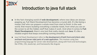 Java full stack pdf.pdf | Web Development | Internet