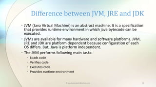 Java fundamentals | PPTX | Programming Languages | Computing