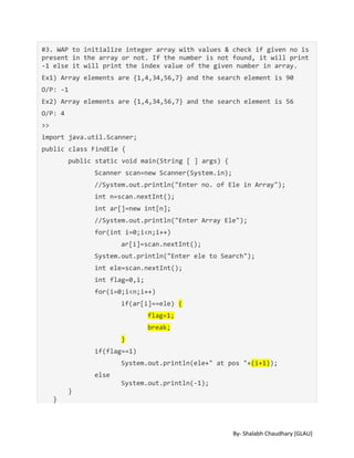 Java Fundamentals | PDF