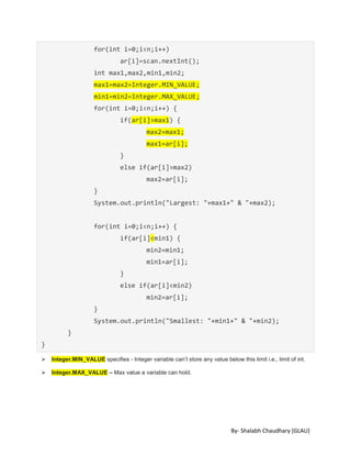 Java Fundamentals | PDF