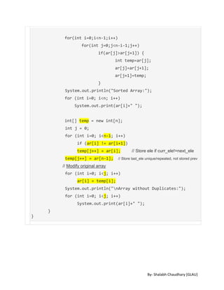 Java Fundamentals | PDF