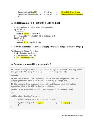 Java Fundamentals | PDF