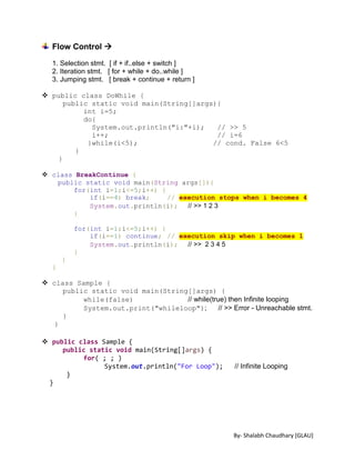 Java Fundamentals | PDF