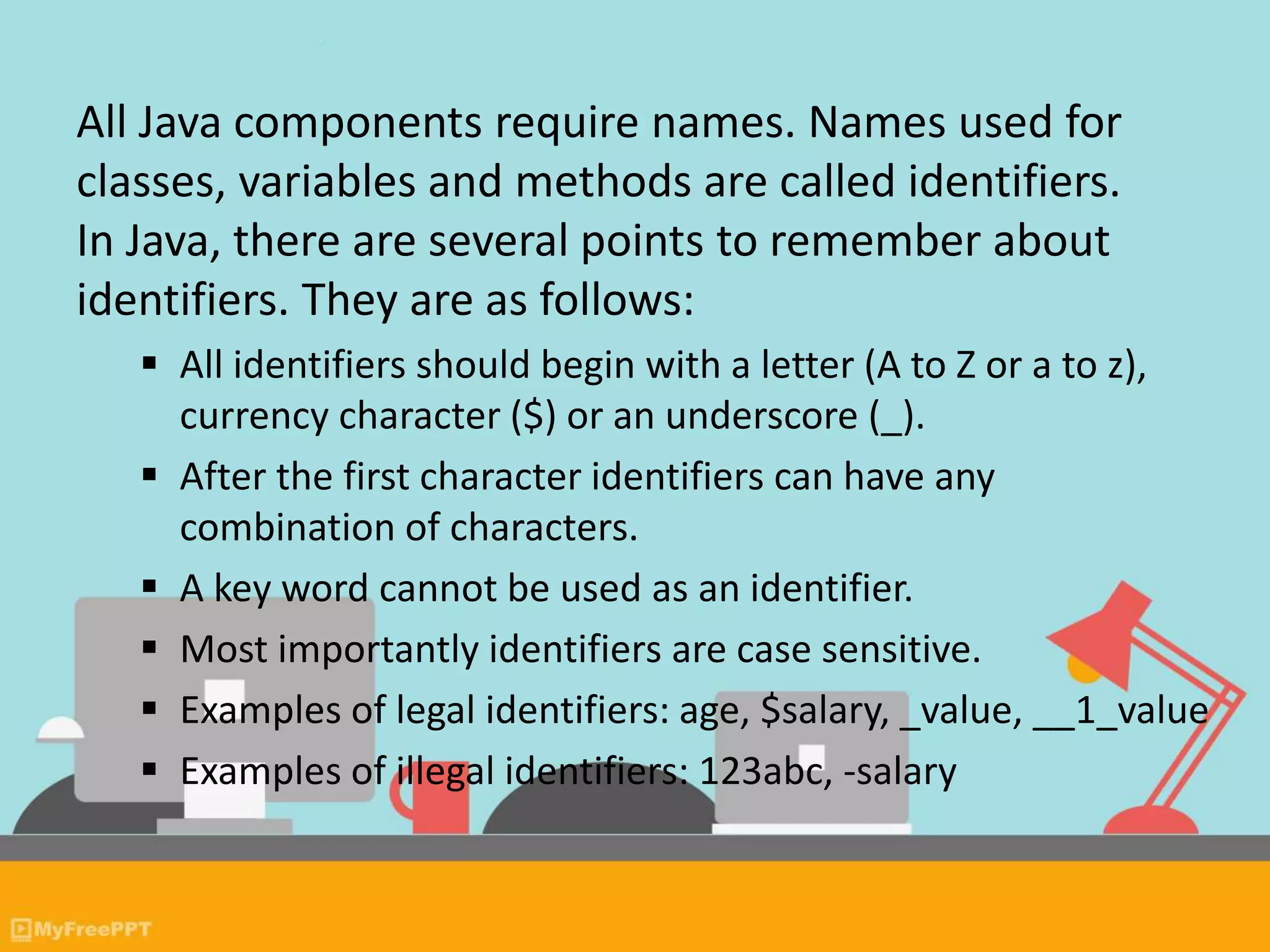 Java fundamentals | PPTX