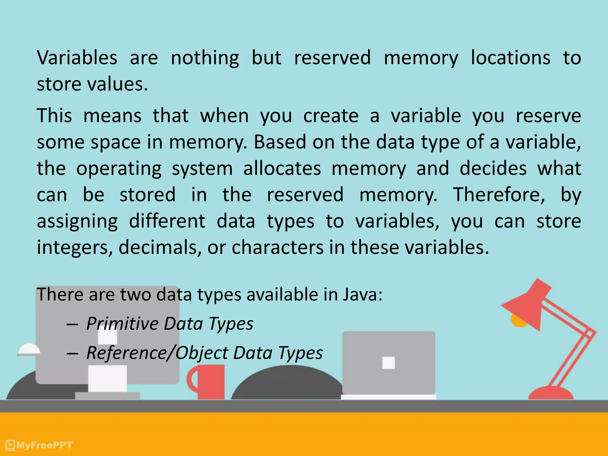 Java fundamentals | PPTX