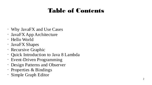 JavaFX in Action Part I