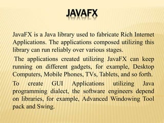 Java fx | PPT