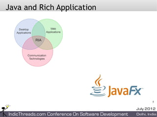 JavaFX 2 Rich Desktop Platform | PPT