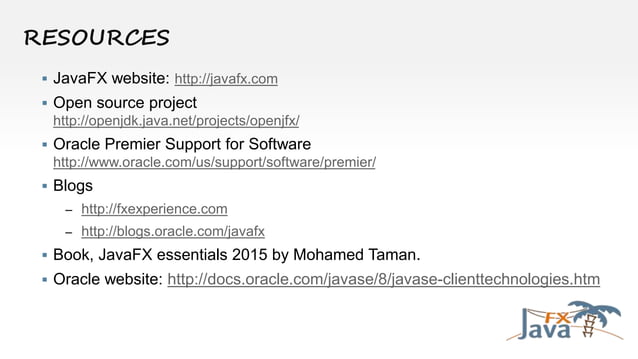 Javafx 8 Everywhere Write Once Run Anywhere By Mohamed Taman Ppt