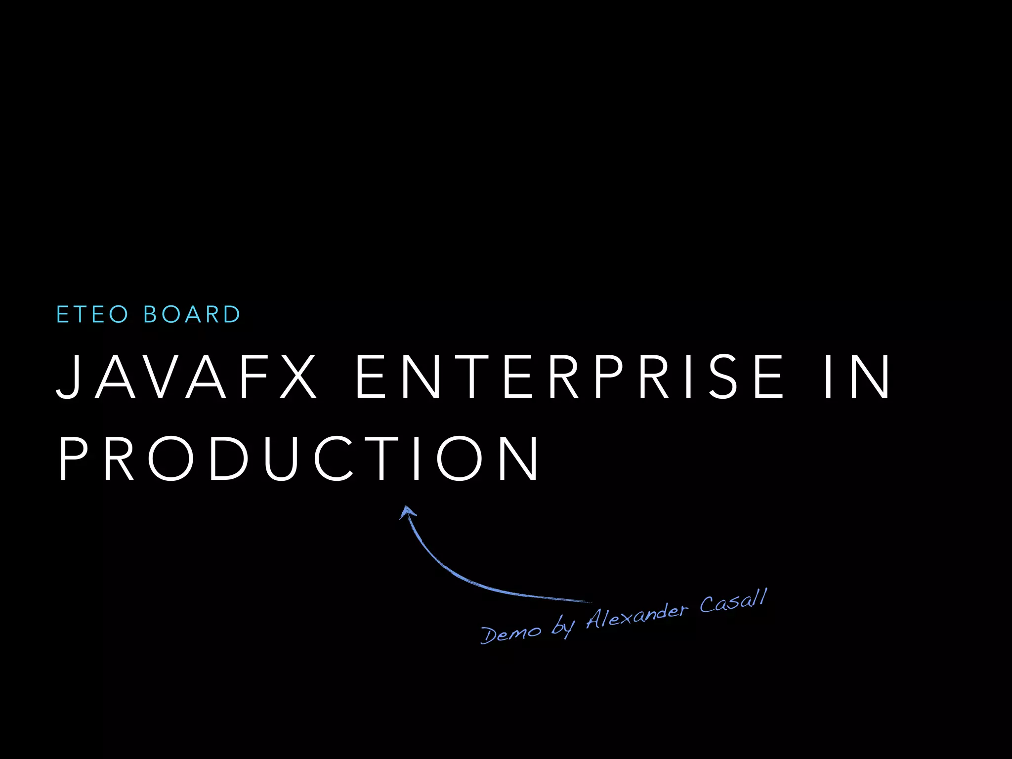 JavaFX Enterprise | PPT