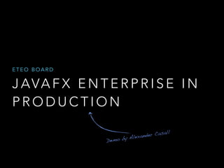 JavaFX Enterprise | PPT