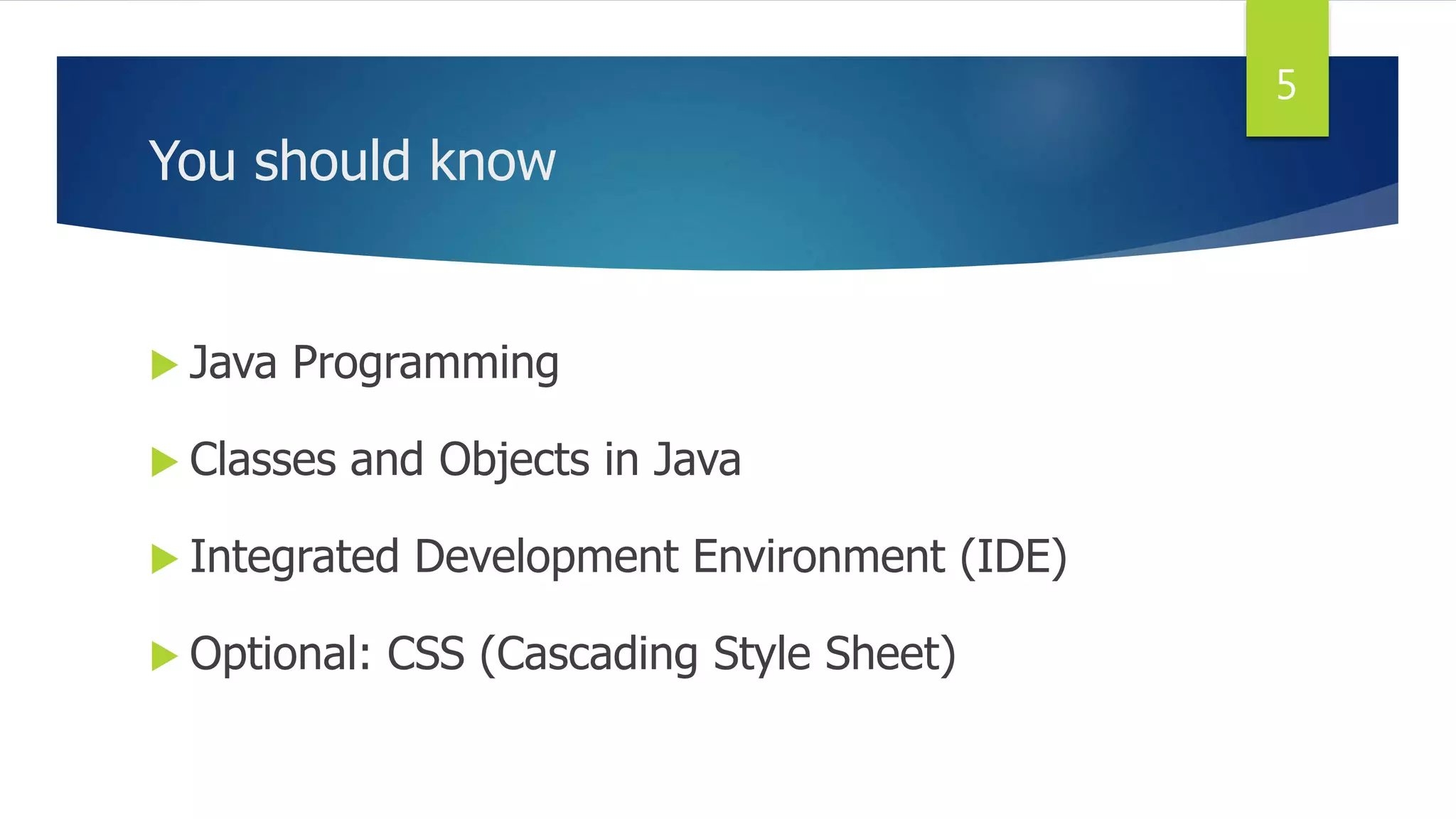 Introduction to JavaFX | PPTX