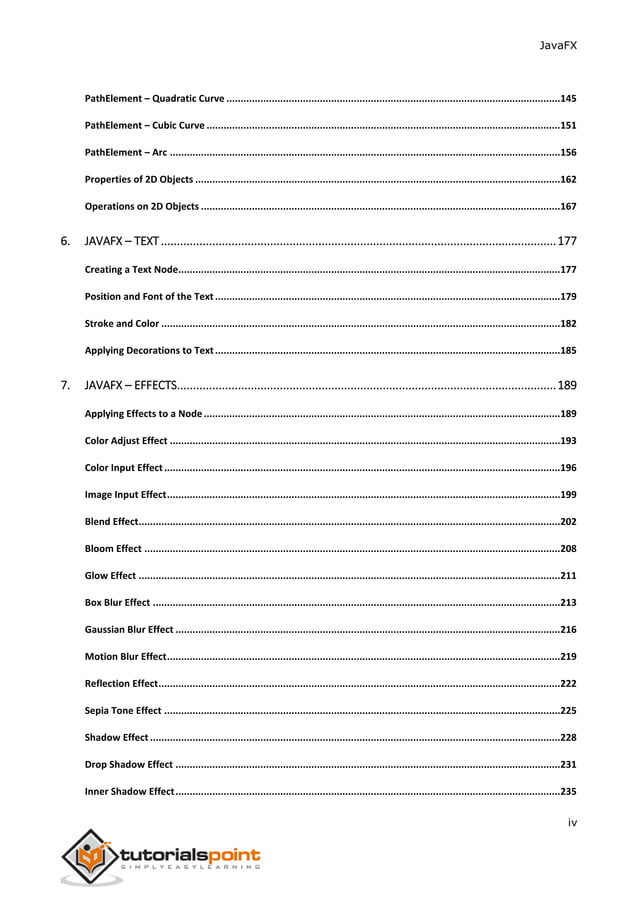 Javafx tutorial | PDF