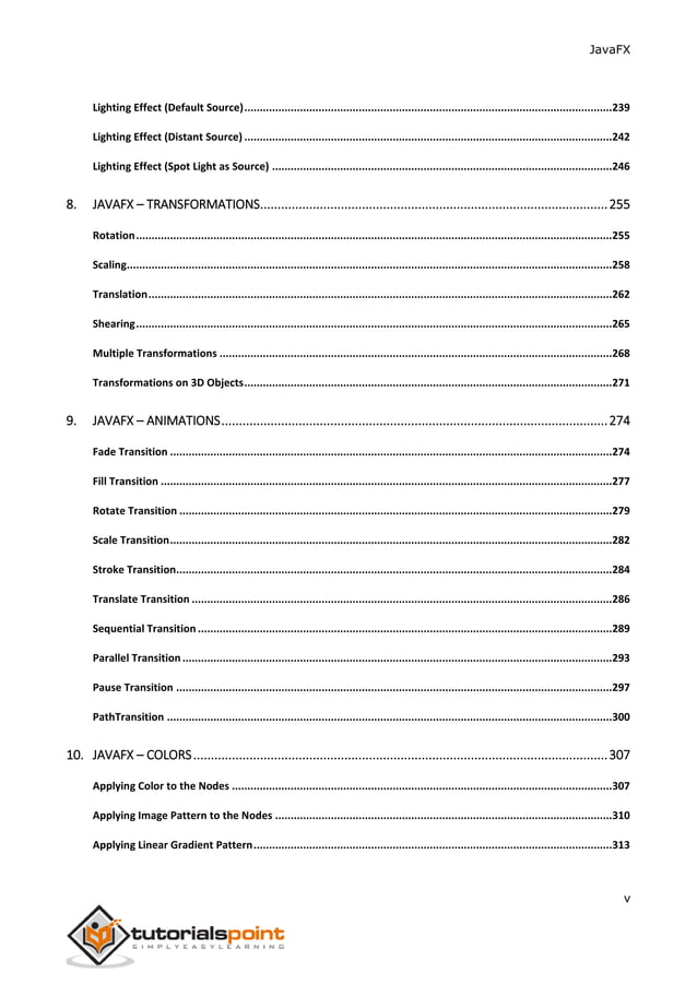 Javafx tutorial | PDF