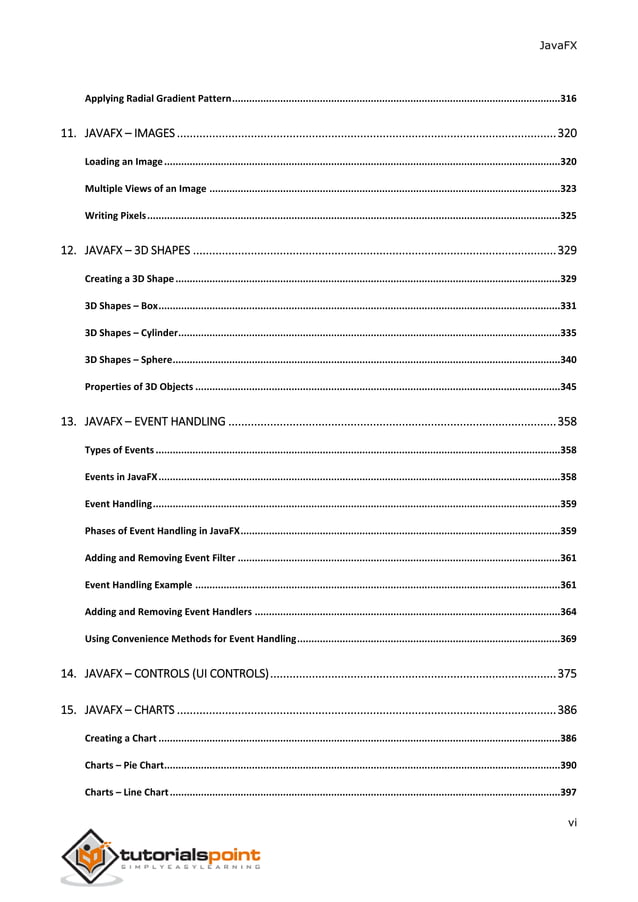 Javafx tutorial | PDF