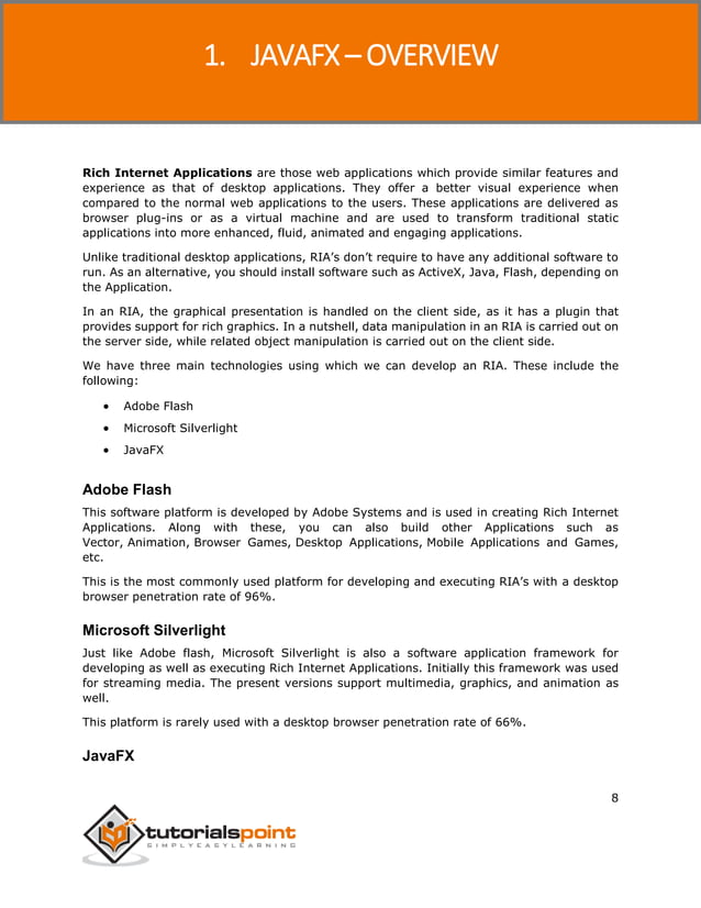 Javafx tutorial | PDF