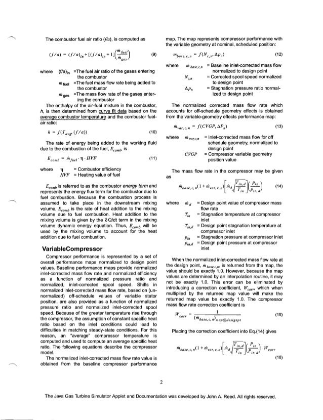 Java gas turbine simulator engine component mathematica models by j…