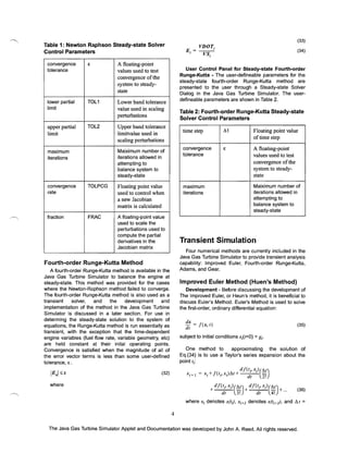 Java gas turbine simulator numerical solversr by john a. reed | PDF