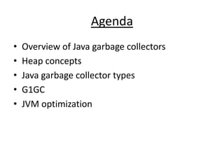 Java gc and JVM optimization | PPTX | Programming Languages | Computing