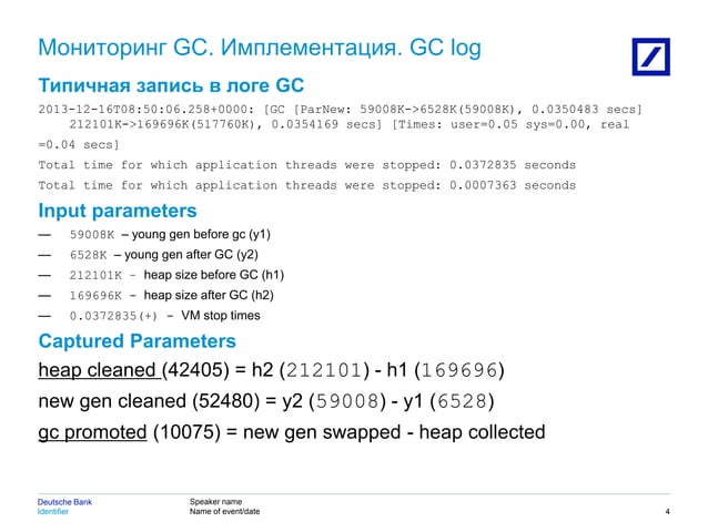 Java GC tuning and monitoring (by Alexander Ashitkin) | PDF
