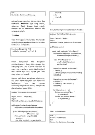 Java generic dan collection | PDF