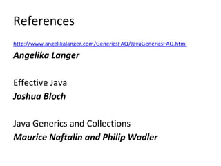 Java Generics | PPT