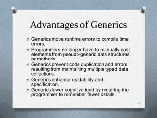 Java generics final | PPT