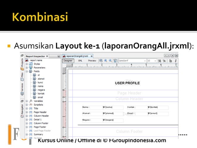Modul Kelas Programming : Java Hibernate + JasperReport | PPTX