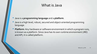 Java history 01 | PPTX