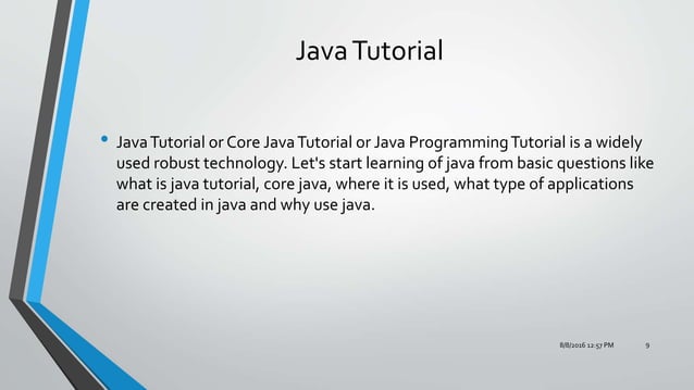 Java history 01 | PPTX