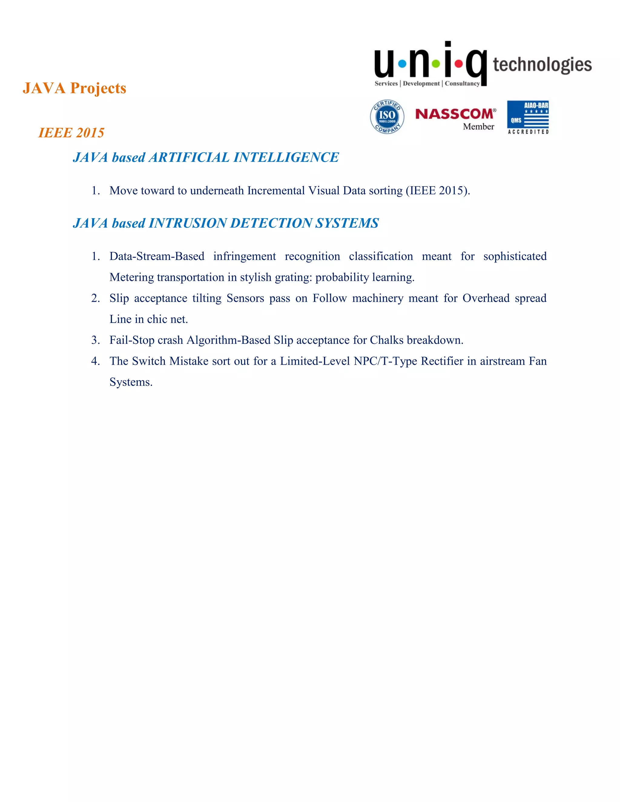 Java ieee 2015_project_list | PDF