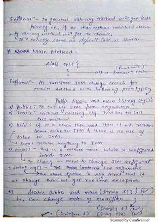 Java Basics for Interview | PDF