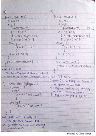 Java Basics for Interview | PDF