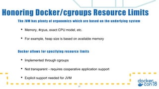 Java in a world of containers | PPT