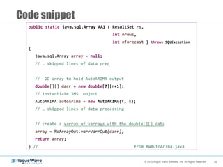 Java in the database–is it really useful? Solving impossible Big Data ...