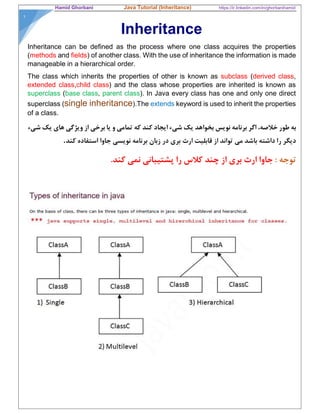 Java inheritance | PDF