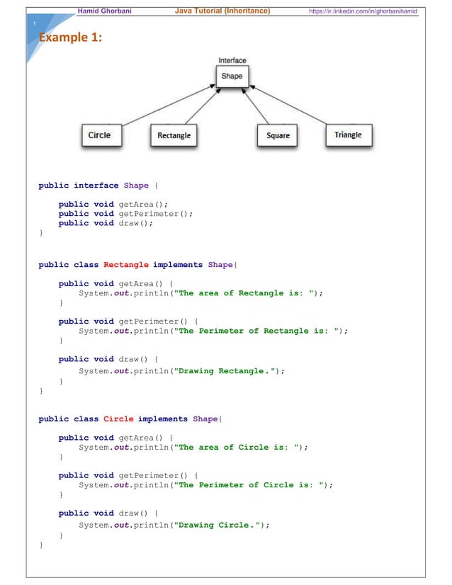 Java inheritance | PDF