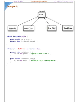 Java inheritance | PDF