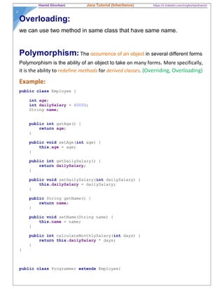 Java inheritance | PDF