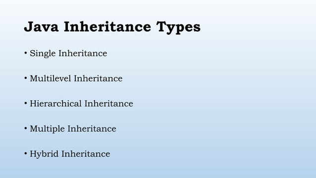 Java object oriented programming Inheritance.pptx Java object oriented programming Inheritance.pptx