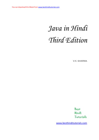 Learn java in hindi | PDF