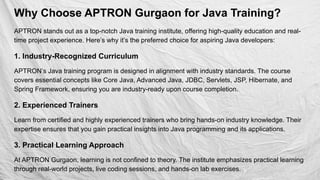 best top java Java Institute in Gurgaon.pptx